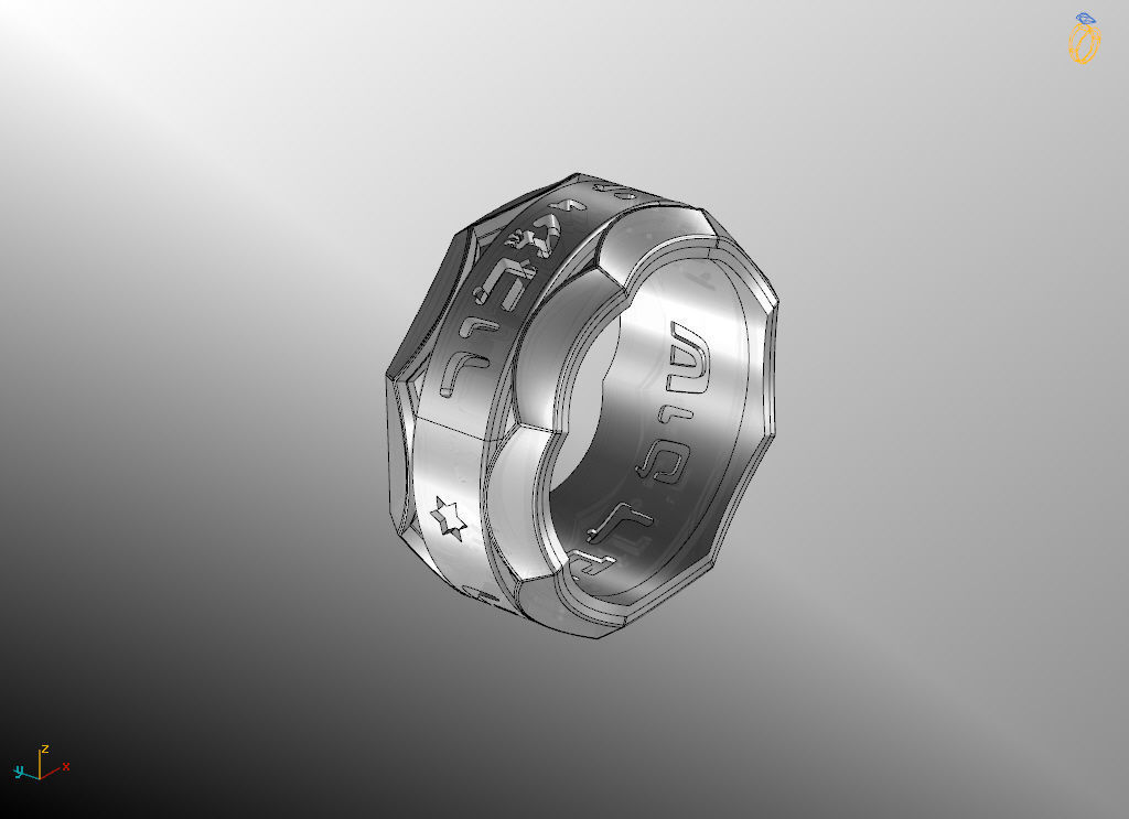 King of Solomon ring 3D model 3D printable | CGTrader