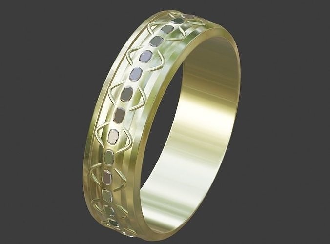 ring art 3 3D model | CGTrader