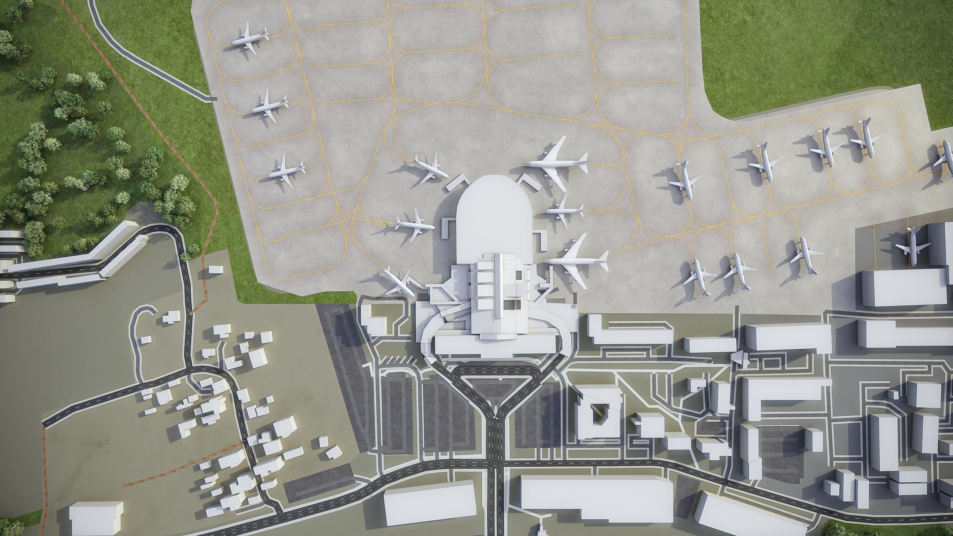 3D model Vilnius Airport VR / AR / low-poly | CGTrader