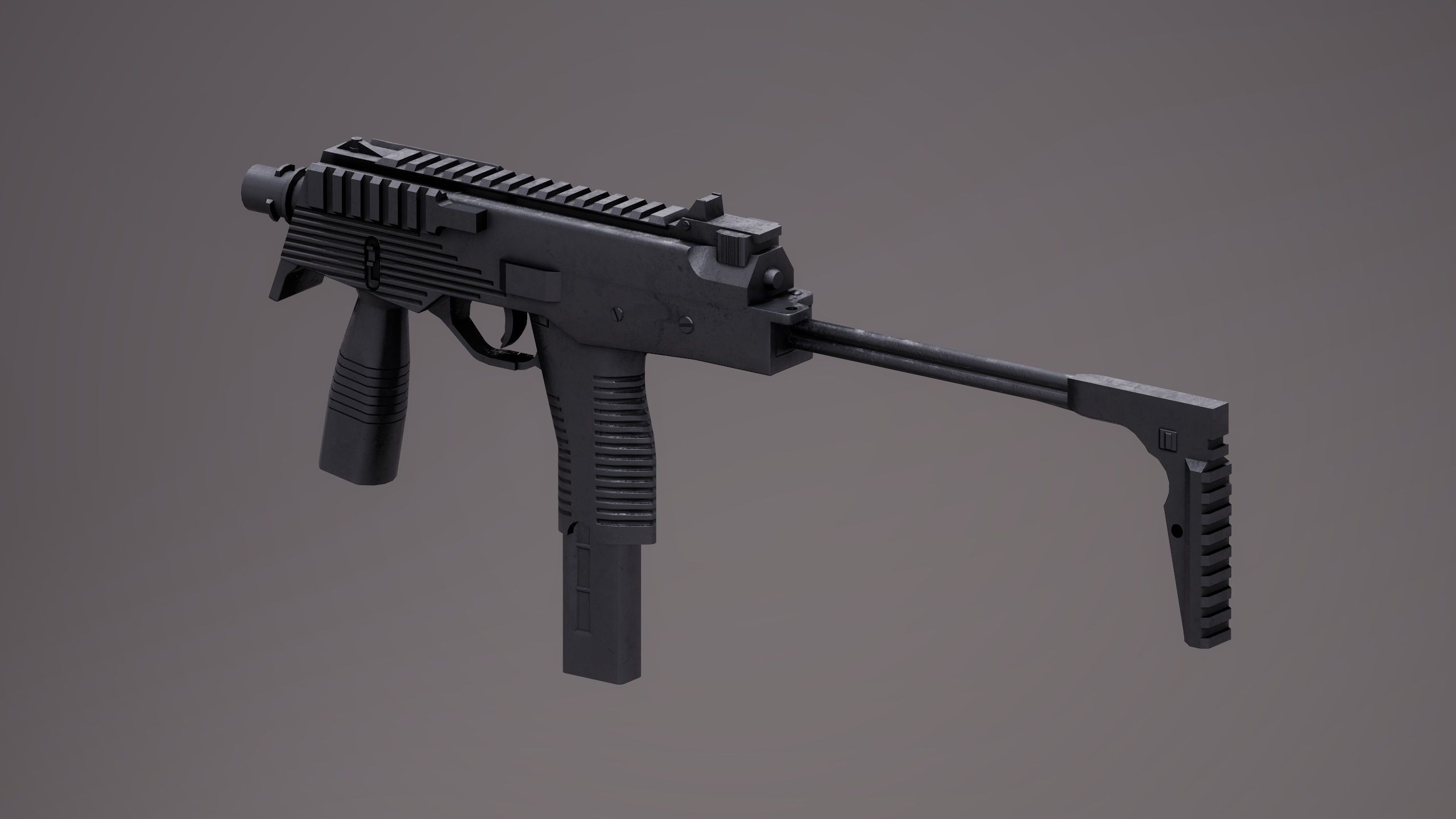 3D model MP9 SMG PBR Rigged VR / AR / low-poly | CGTrader