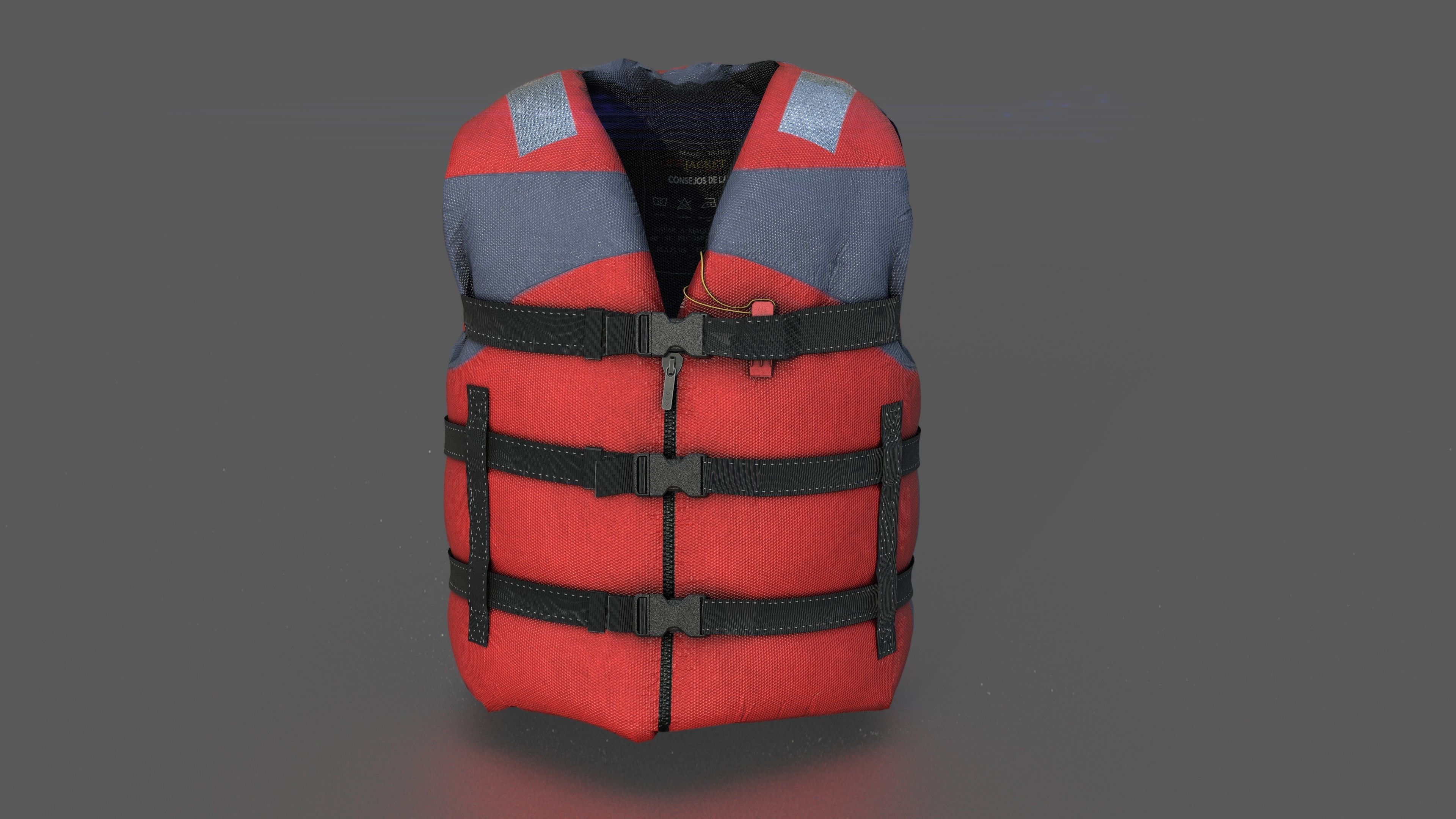 LIFEJACKET life jacket 3D model | CGTrader