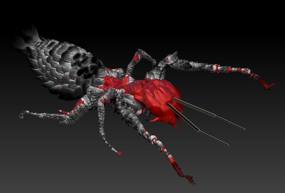 gore red ant horror 3D model | CGTrader