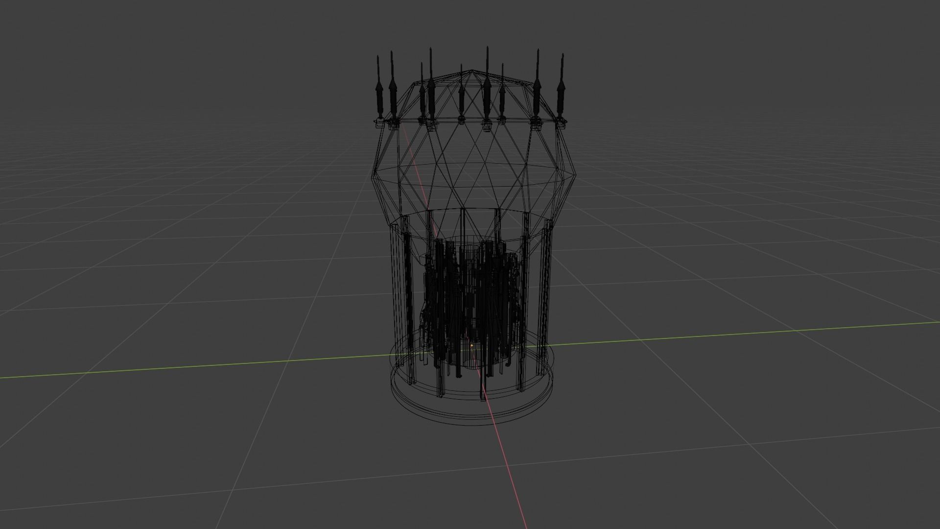 3D model ISD-72x Deflector Shield Generator Dome VR / AR / low-poly ...