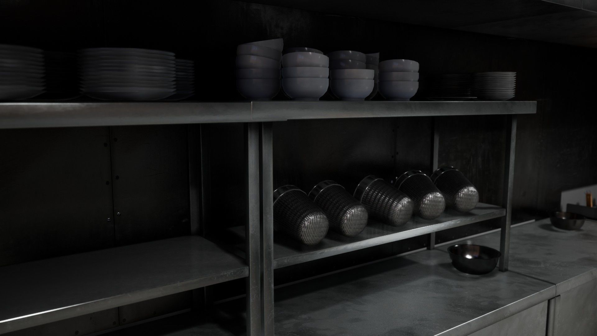 3D model Restaurant Kitchen Asset Pack - 58 Game-Ready Assets VR / AR ...