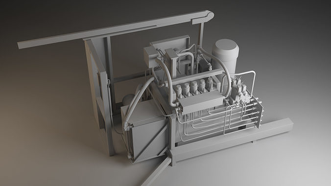 Assembly machine 3D model | CGTrader