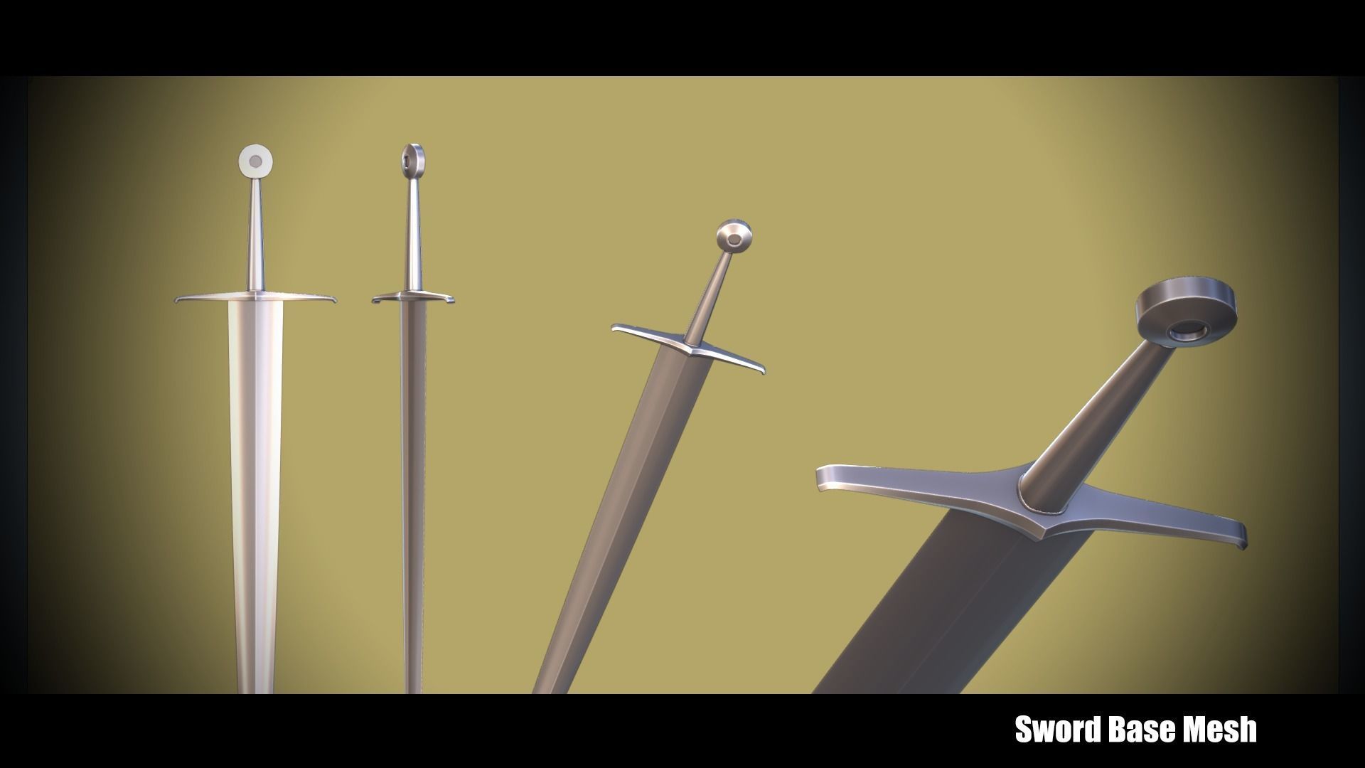 3D model Sword Base Mesh 01 VR / AR / low-poly | CGTrader