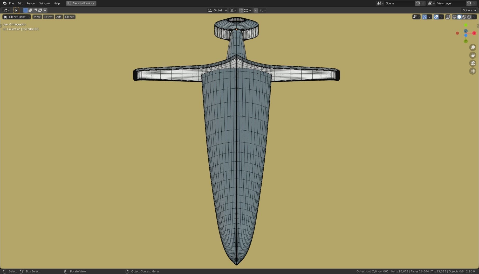 3D model Sword Base Mesh 01 VR / AR / low-poly | CGTrader