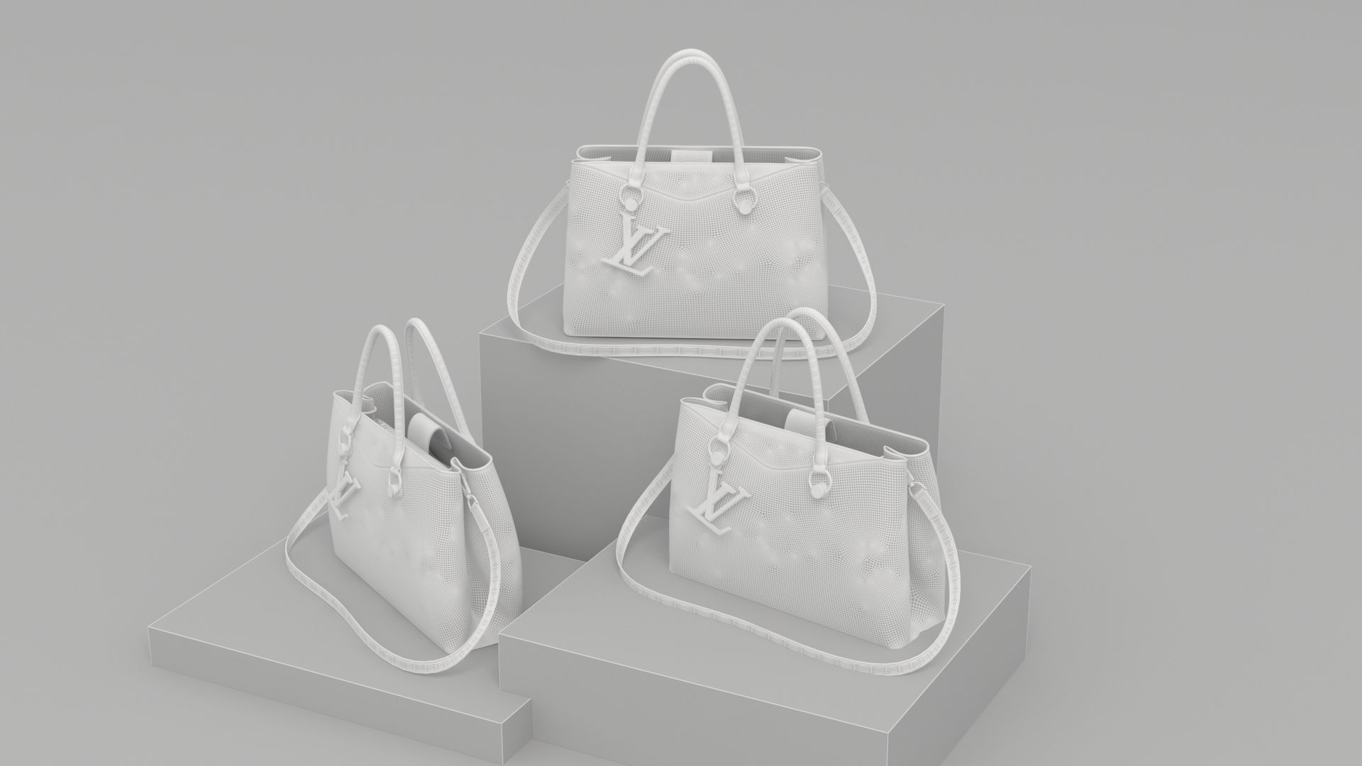 LOUIS VUITTON BAGS 006 3D model | CGTrader