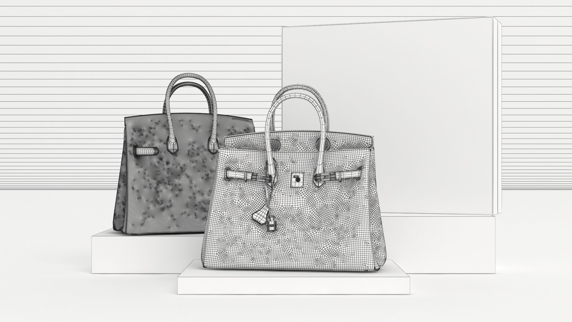 HERMES BIRKIN 001 3D model | CGTrader