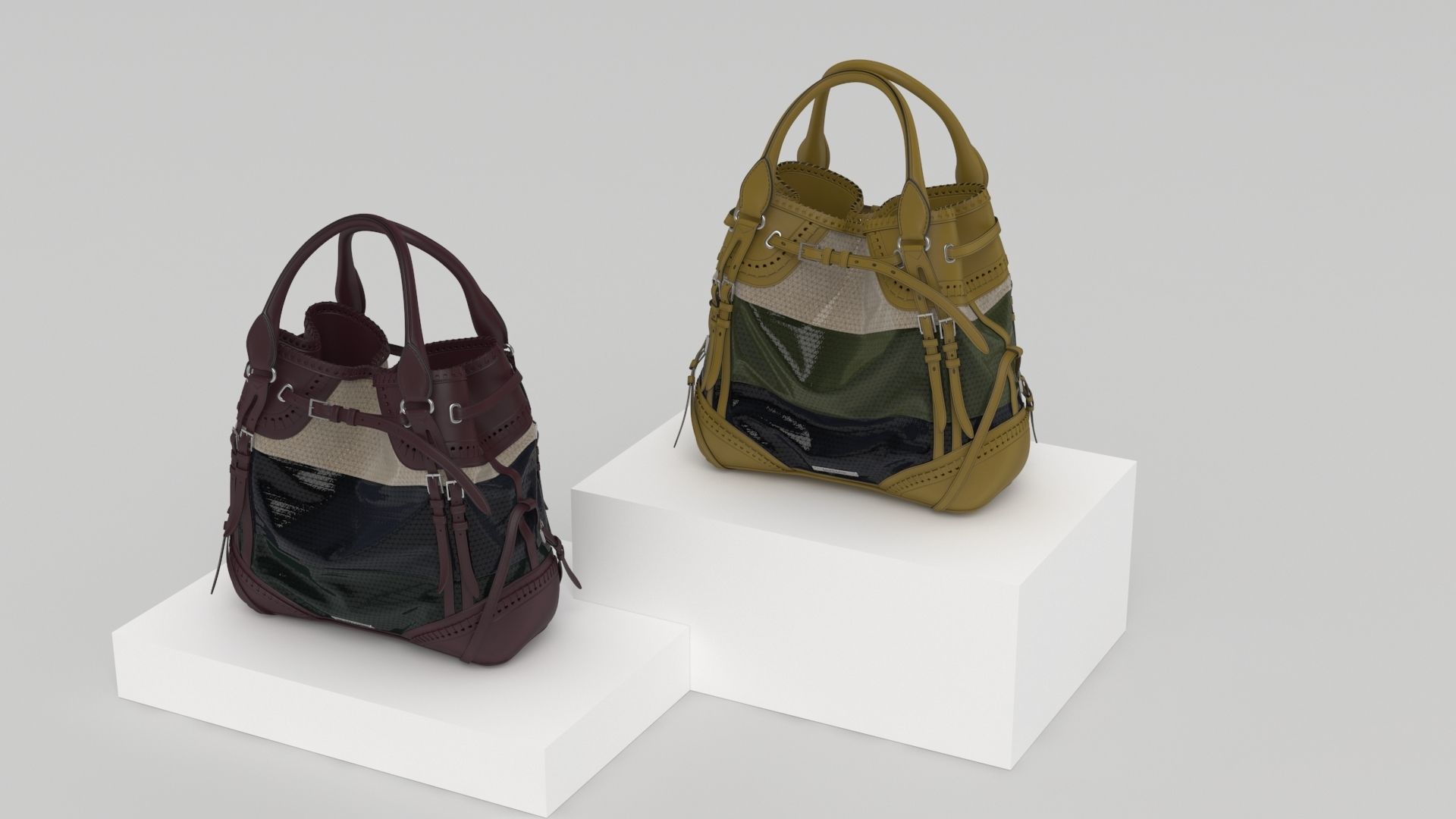 BURBERRY BAG 001 3D model | CGTrader