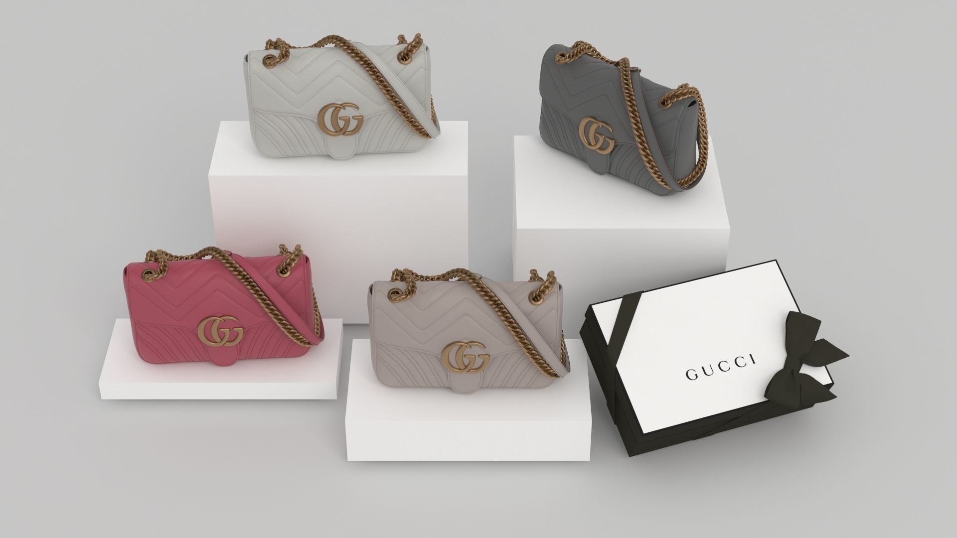 GUCCI BAG 002 3D | CGTrader