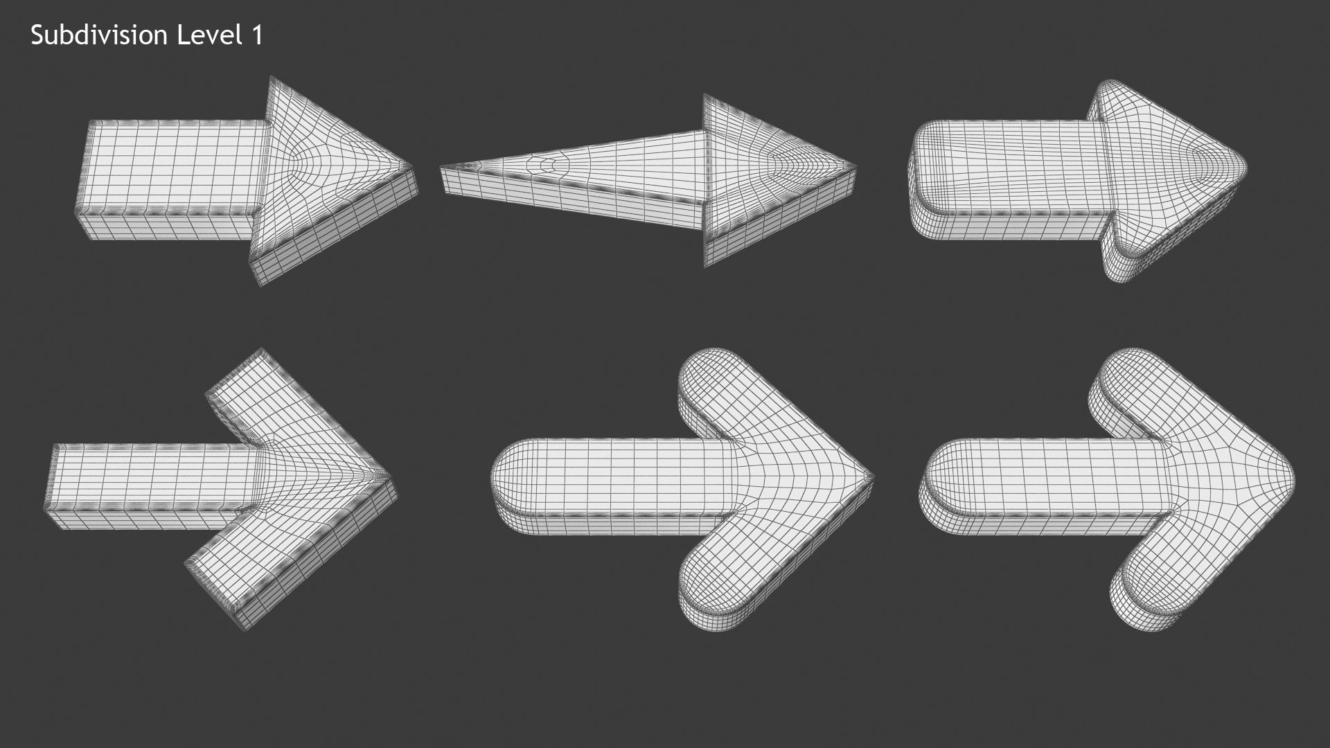 3D model Arrow Set VR / AR / low-poly | CGTrader