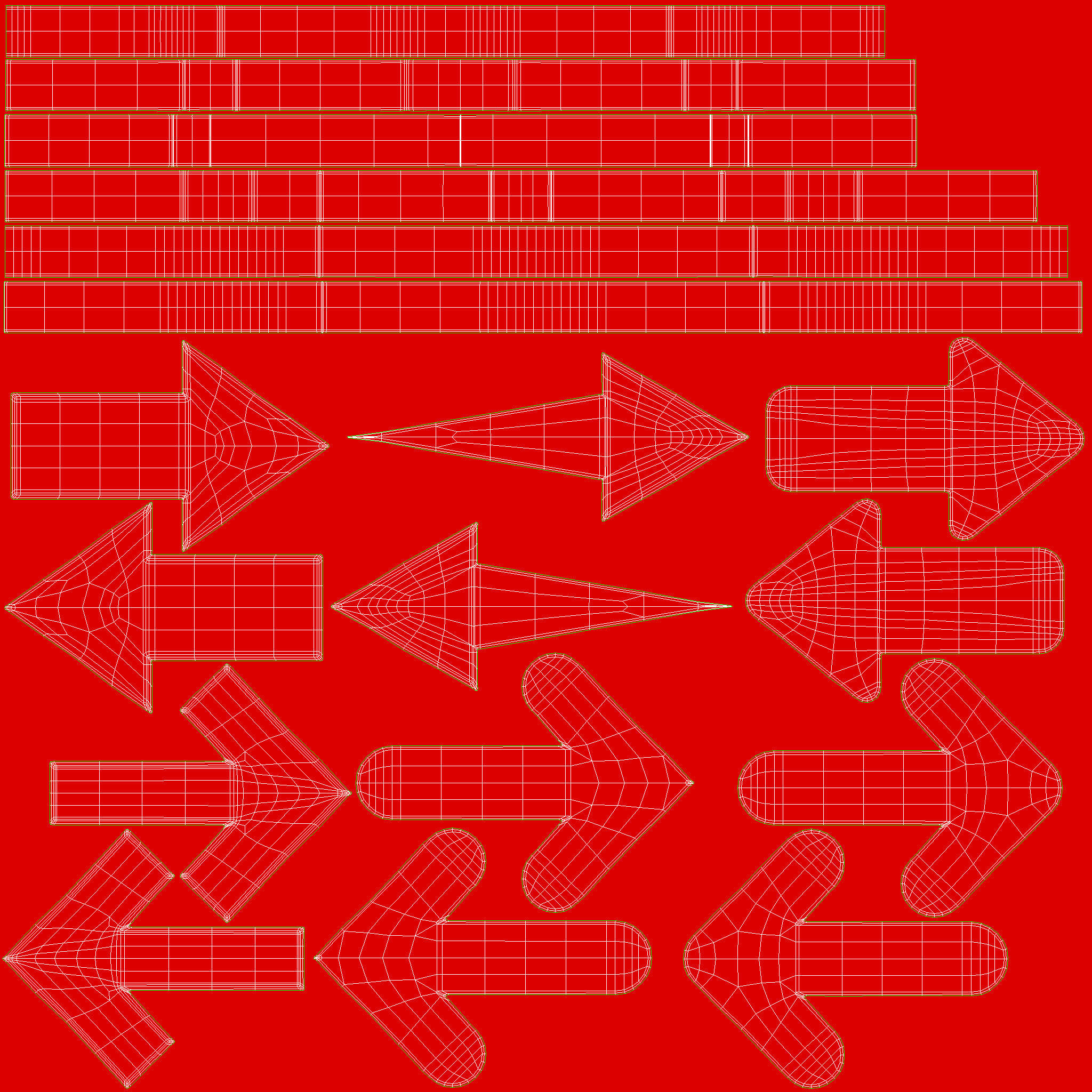 3D model Arrow Set VR / AR / low-poly | CGTrader