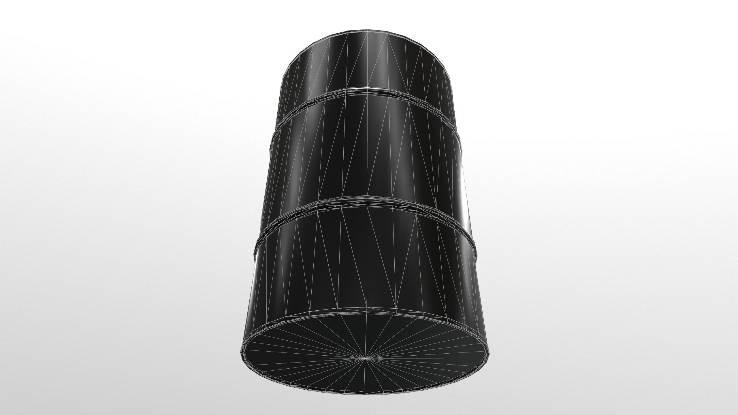 3D model barrel with radiation VR / AR / low-poly | CGTrader