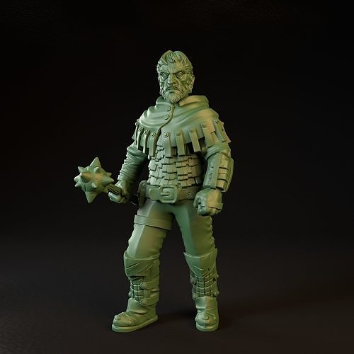 Bandit Maceman Professionally Pre-Supported 3D model 3D printable ...
