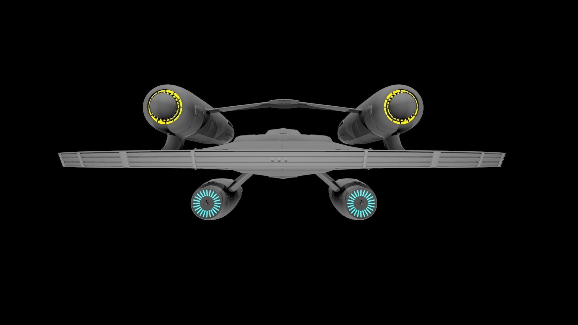 Star Trek USS Newton NCC-1727 3D Model 2009 Film 3D model | CGTrader