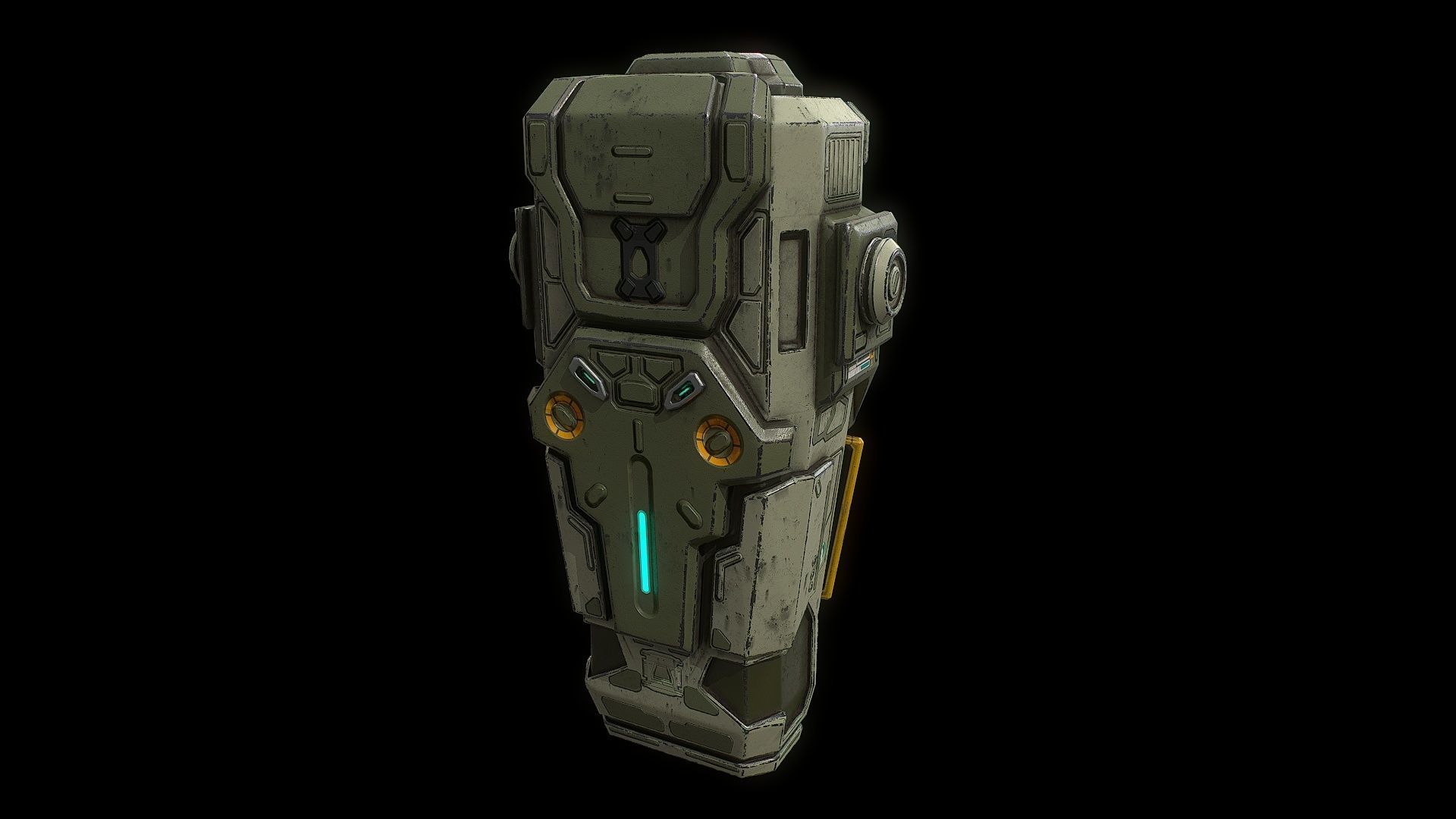 3D model Low poly sci fi drop pod VR / AR / low-poly | CGTrader