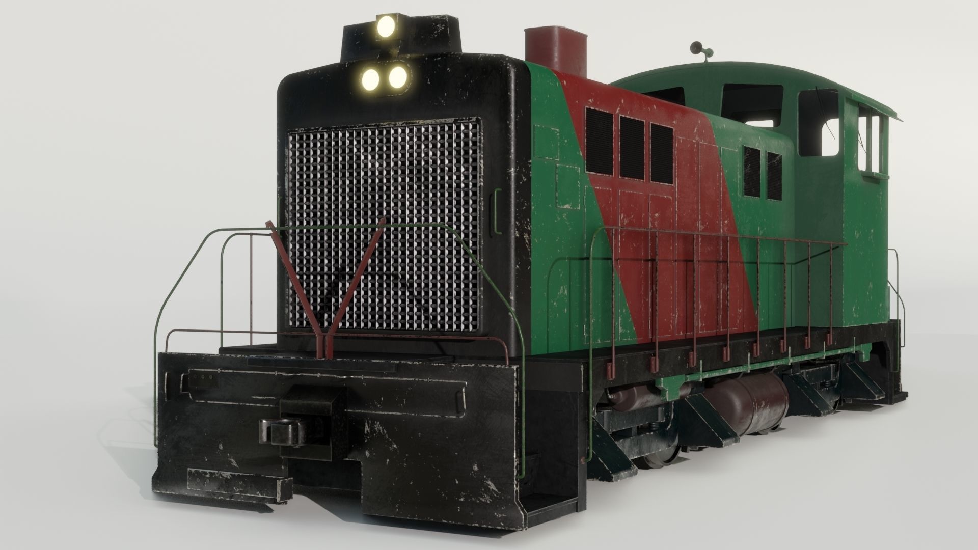 3D model Diesel locomotive 3D model VR / AR / low-poly | CGTrader