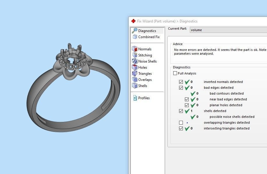 Solitaire women ring CAD 3dm stl 3D model 3D printable | CGTrader