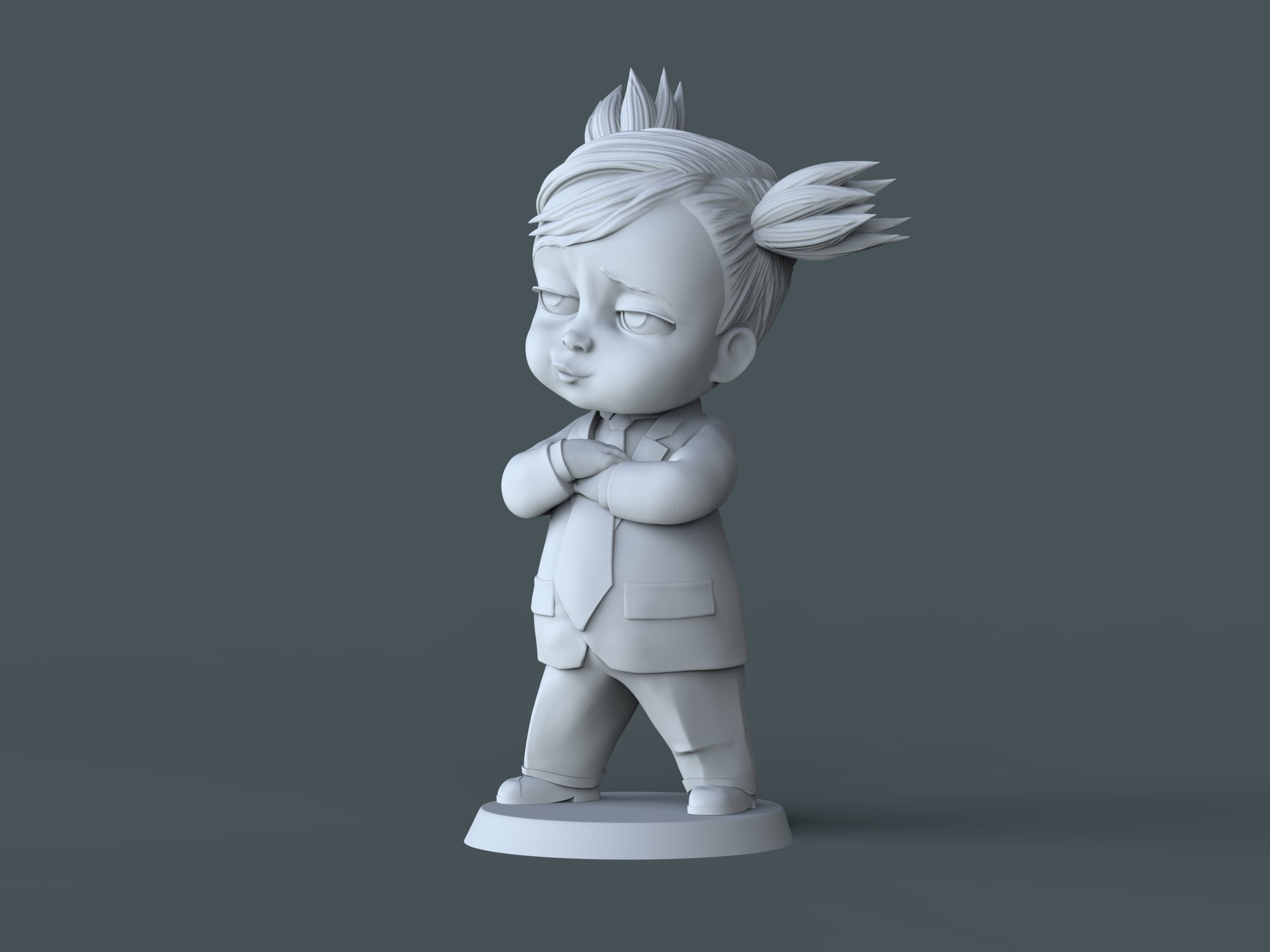 Boss Baby-girl 3D model 3D printable | CGTrader