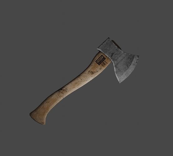 3D model Low poly game ready axe model VR / AR / low-poly | CGTrader