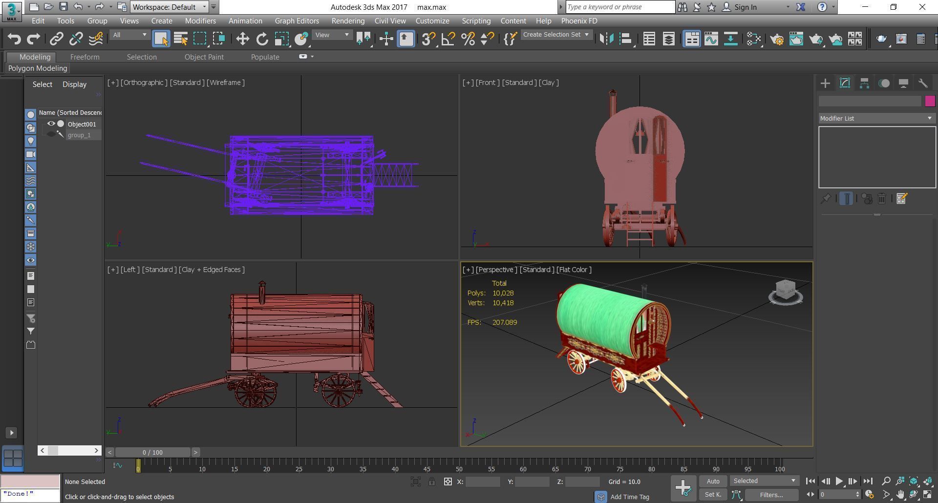 CARM - Carriage 07 3D model | CGTrader