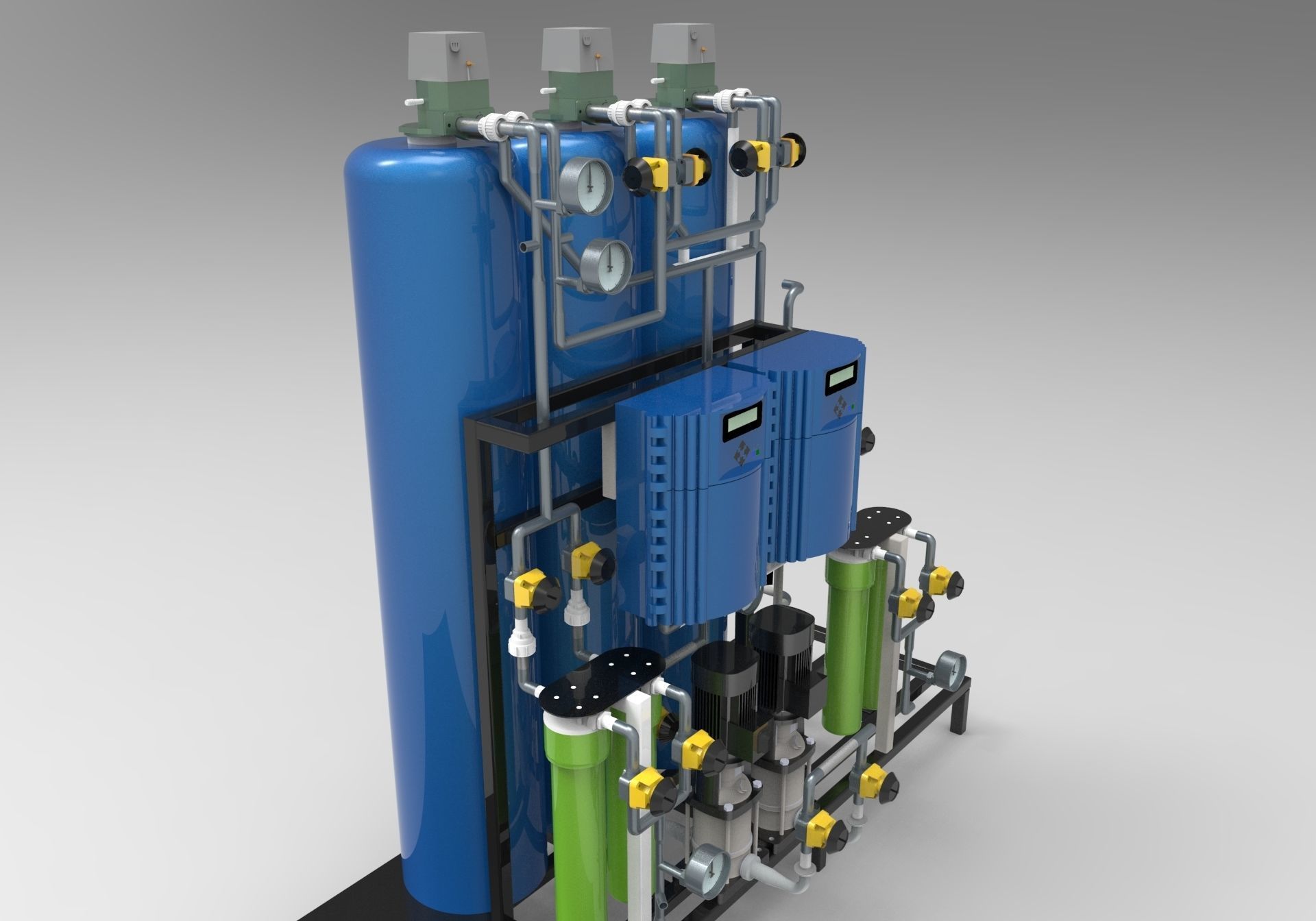 osmosis reverse 3D model | CGTrader