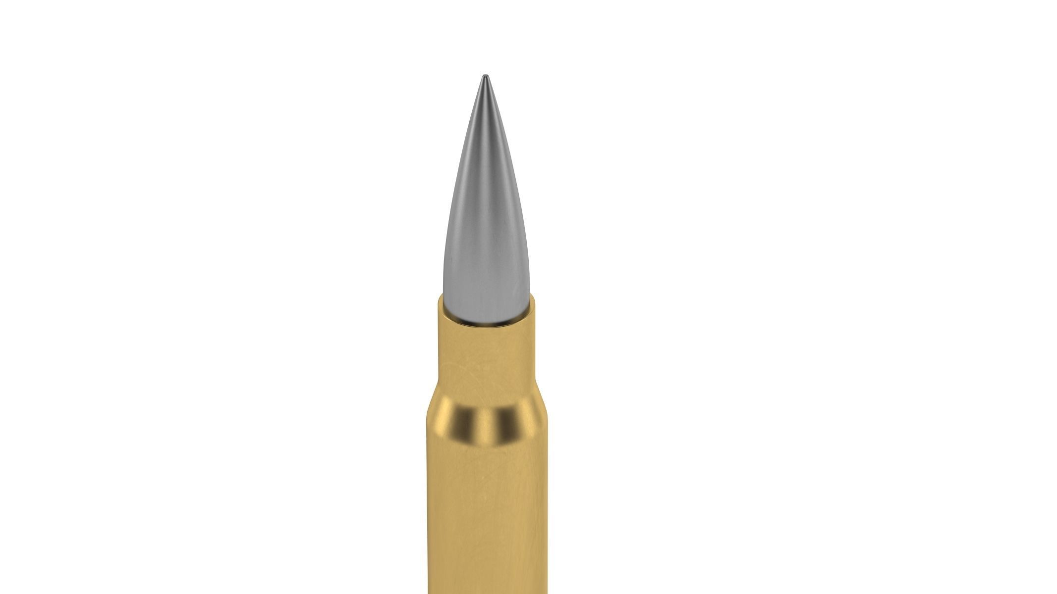 Bullet 308 3D model | CGTrader