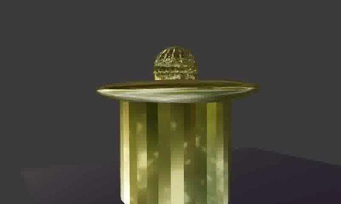 Gold Metal free 3D model animated rigged | CGTrader