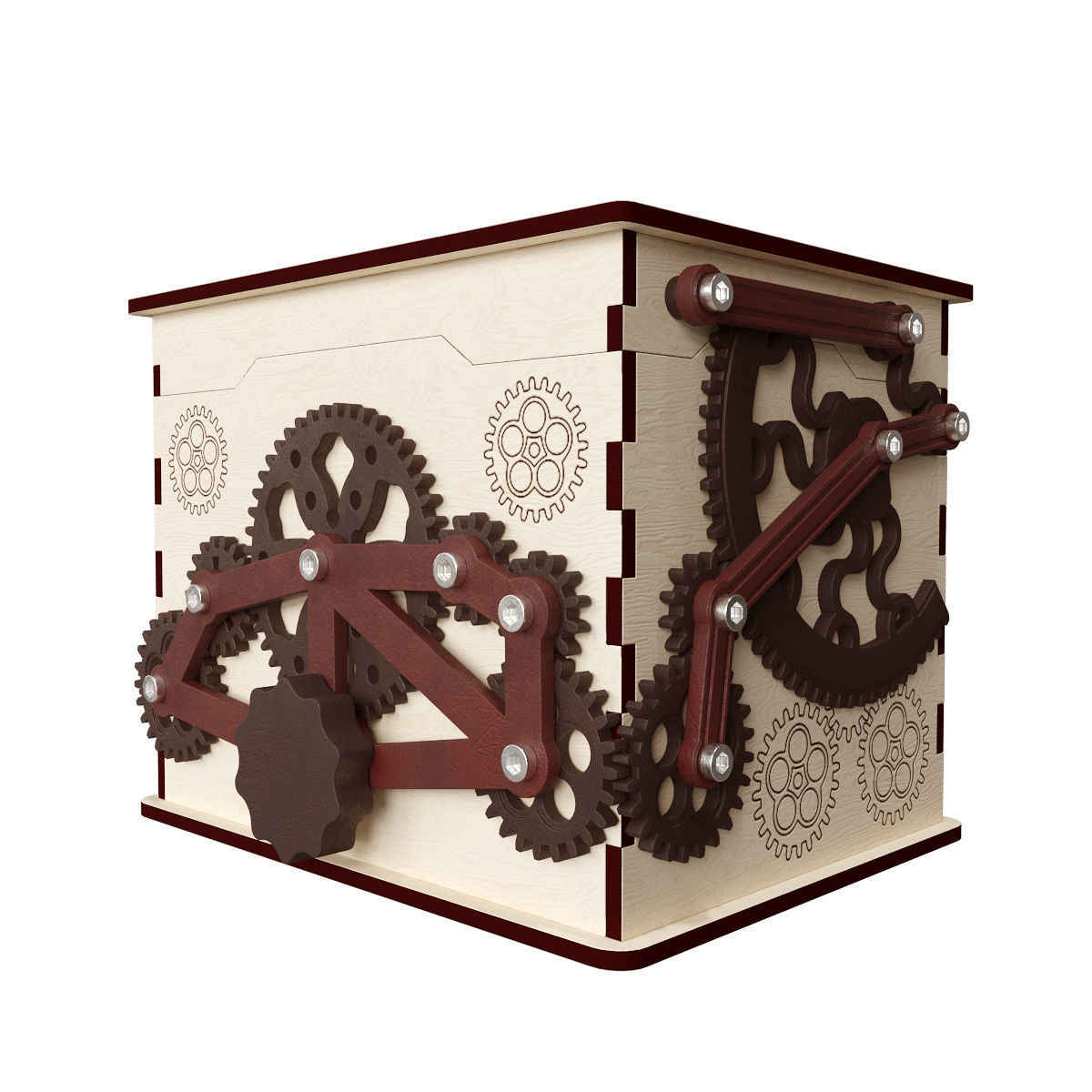 Mechanical box 3D model | CGTrader