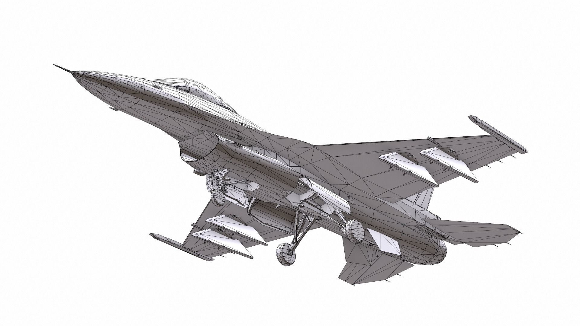 AirCraft 02 - fighter 3D model | CGTrader