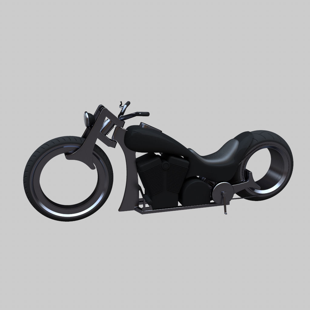 Hubless Bike free 3D model | CGTrader