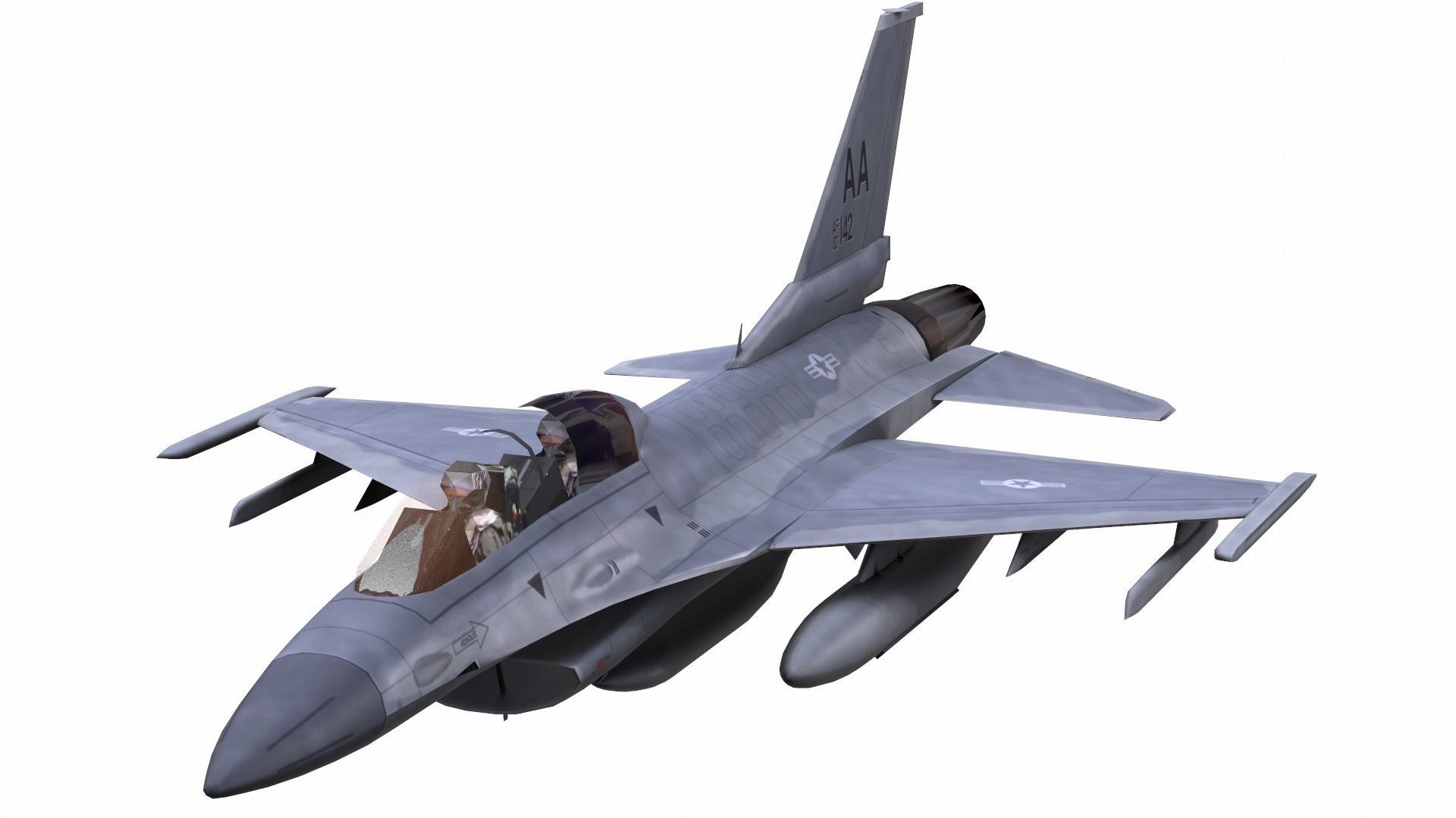 AirCraft 05 - fighter 3D model | CGTrader