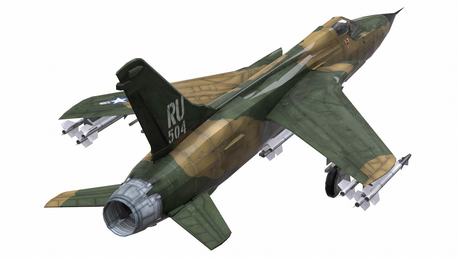 AirCraft 07 - fighter 3D model | CGTrader