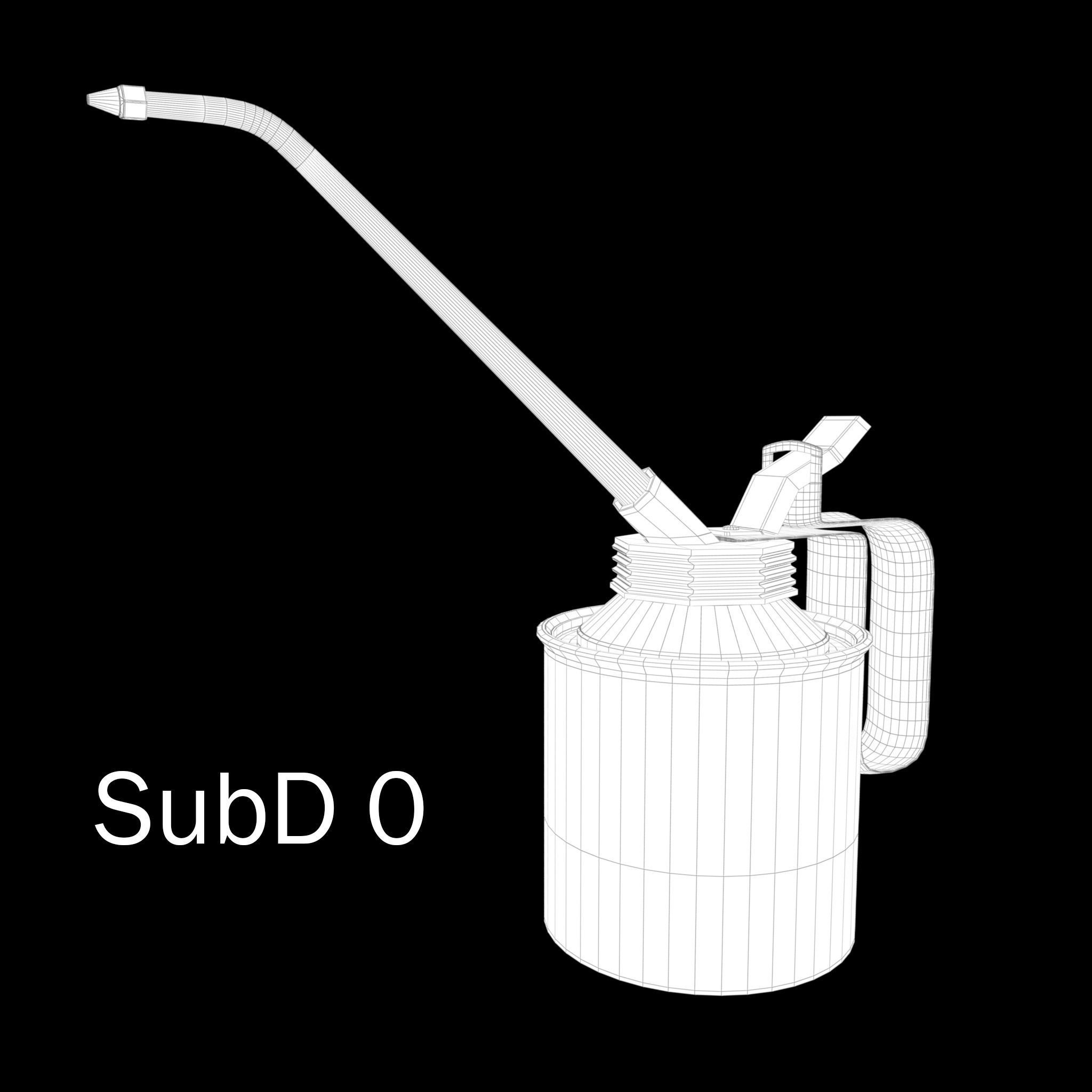 Oilcan oil can free 3D model | CGTrader