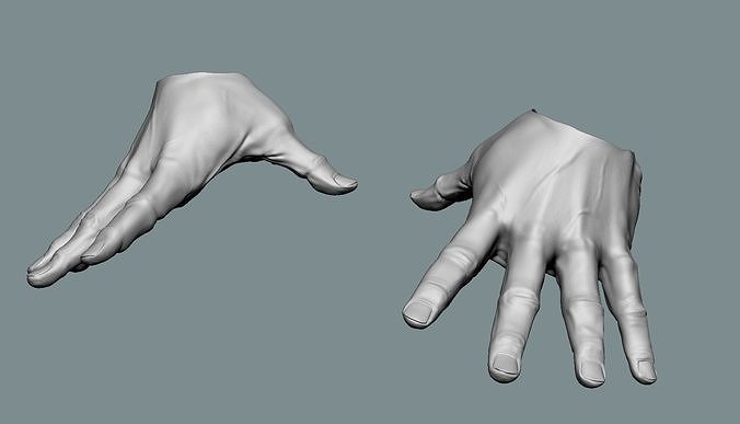 Open Hands 3D model 3D printable | CGTrader