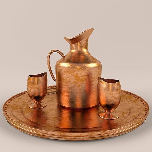 cooper pitcher free 3D model | CGTrader