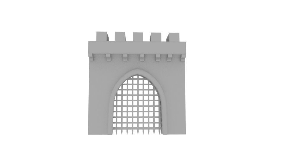 portcullises castle gate free VR / AR / low-poly 3D model | CGTrader