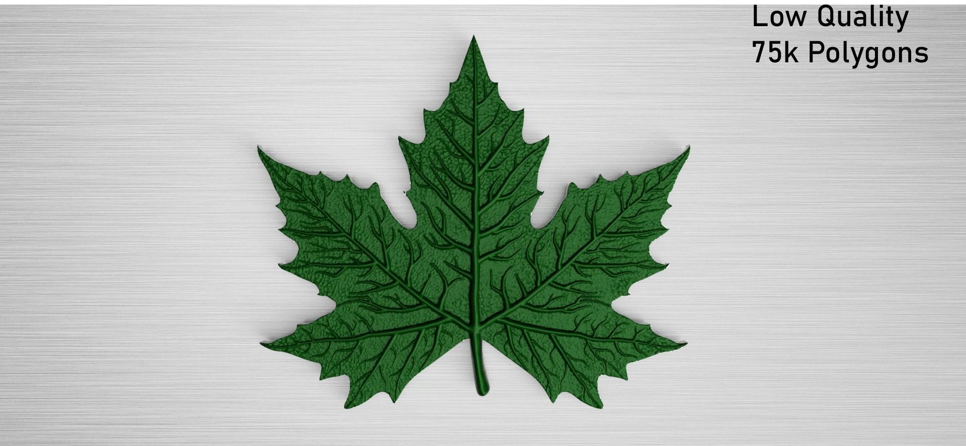 Maple Leaf 3D model 3D printable | CGTrader