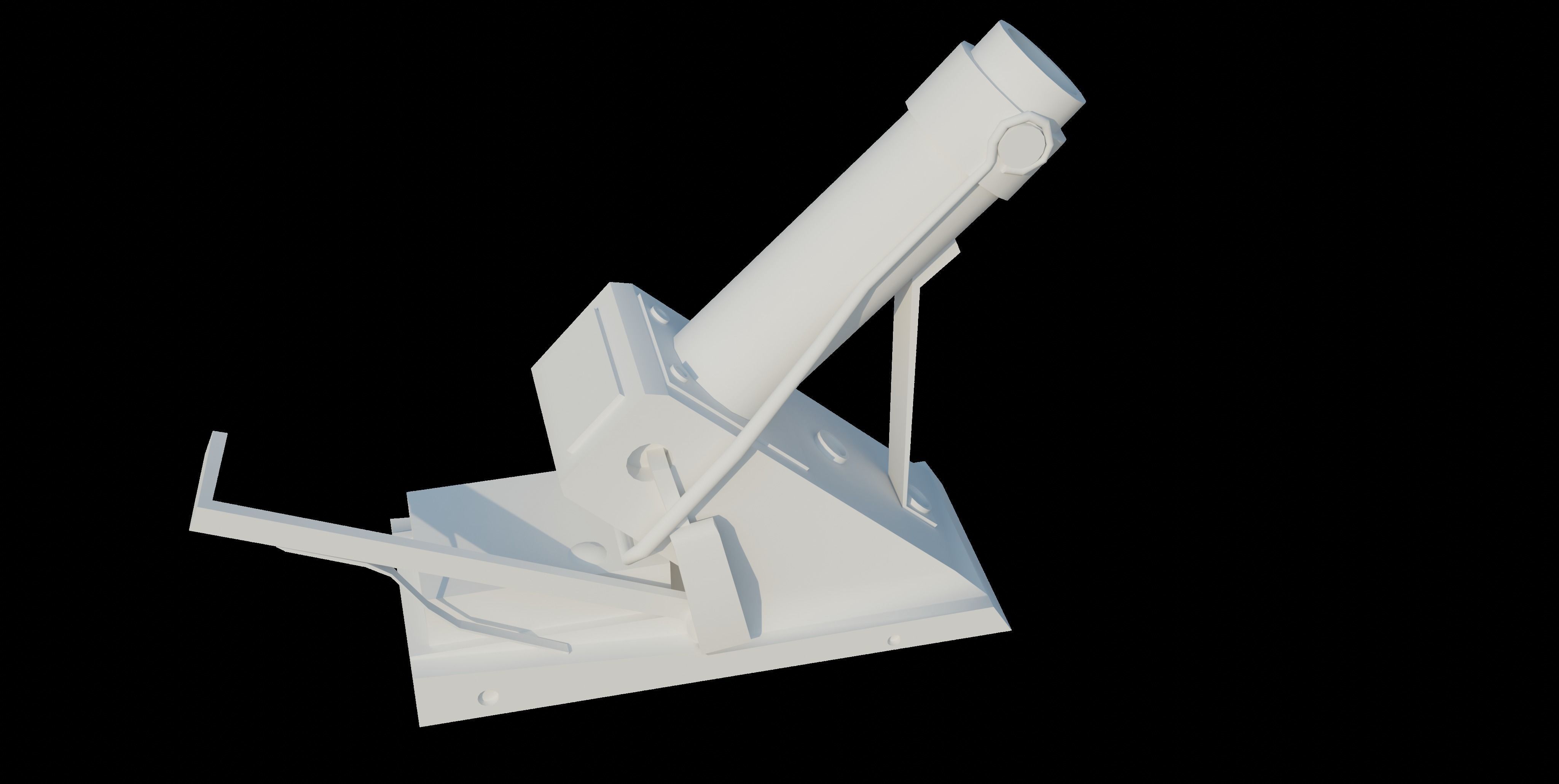 3D model Garland trench mortar VR / AR / low-poly | CGTrader