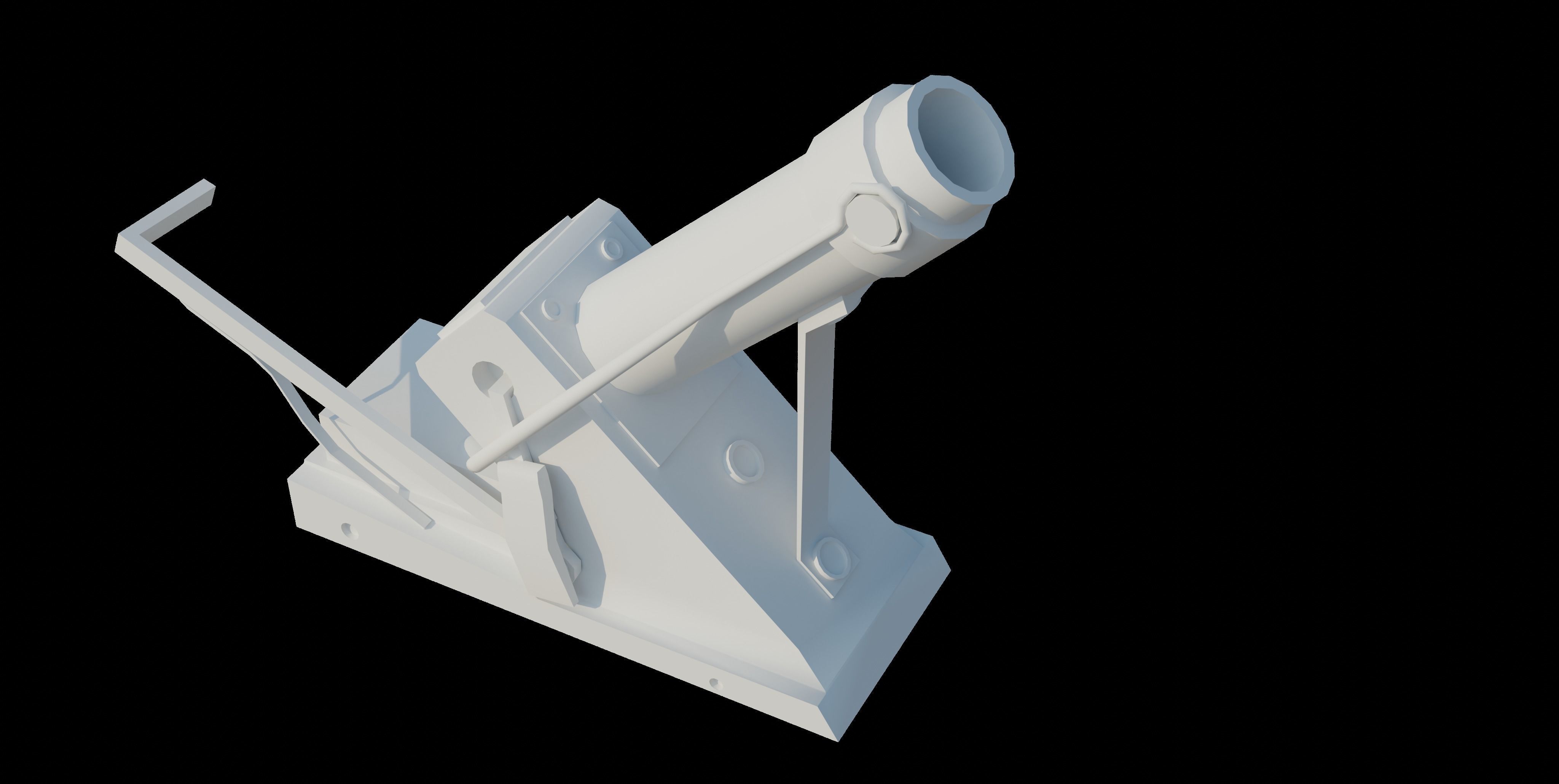 3D model Garland trench mortar VR / AR / low-poly | CGTrader