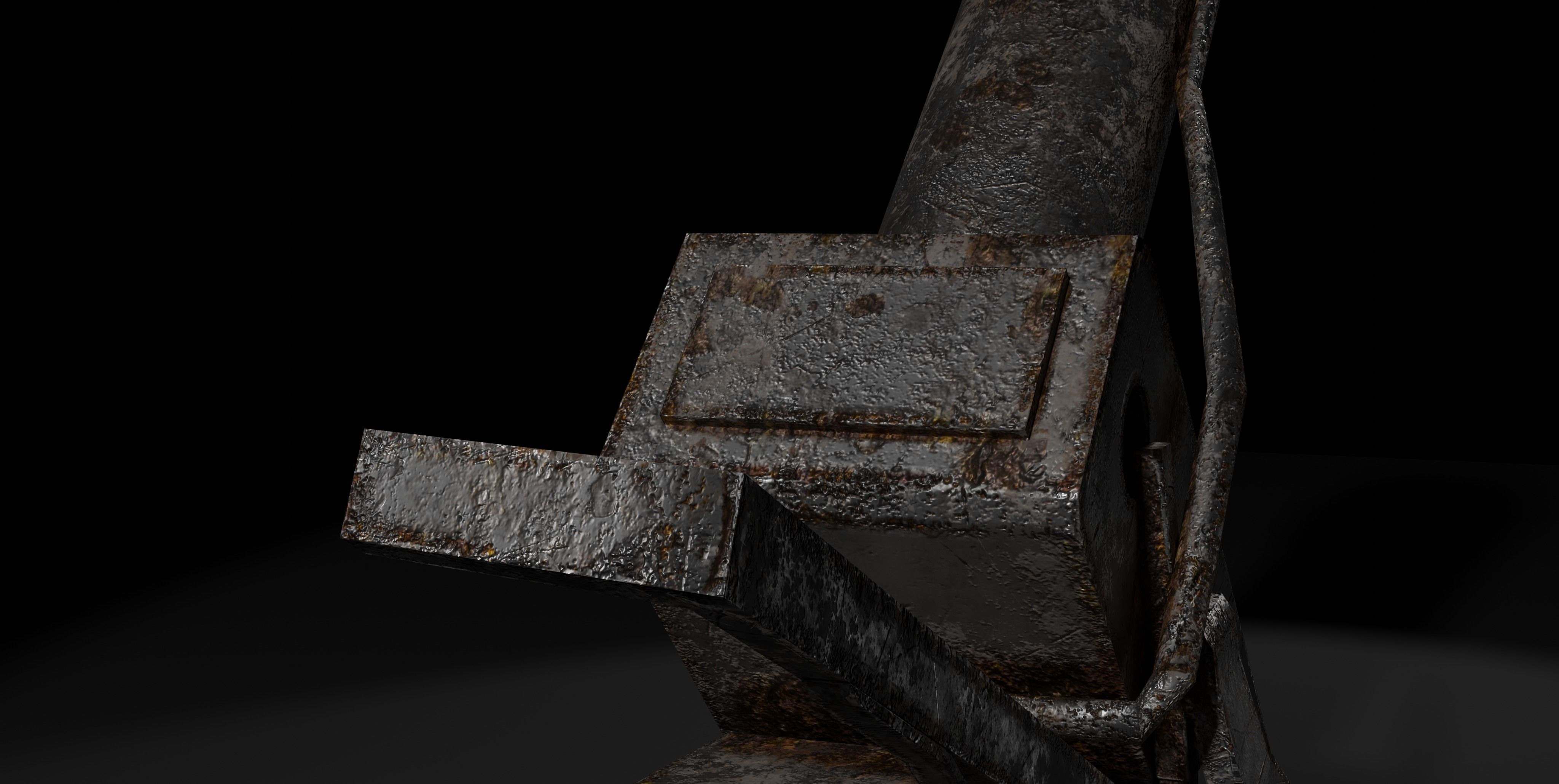 3D model Garland trench mortar VR / AR / low-poly | CGTrader