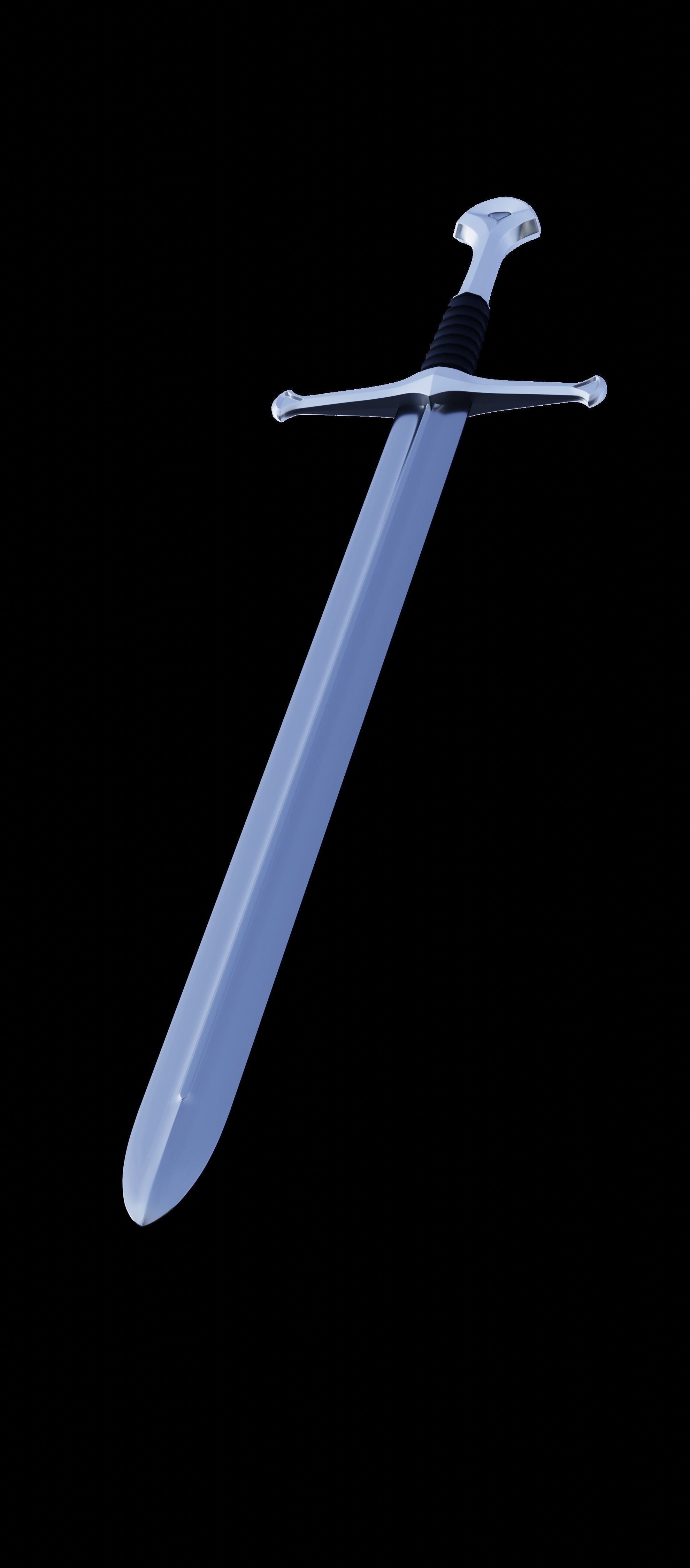 3D model Sword Base Mesh 03 VR / AR / low-poly | CGTrader