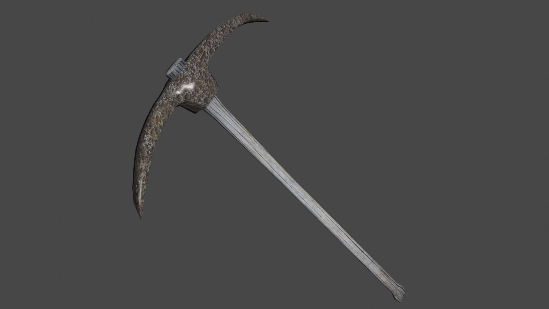 3D model Simple Worn Pickaxe VR / AR / low-poly | CGTrader