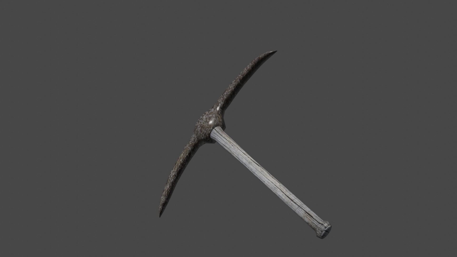 3D model Simple Worn Pickaxe VR / AR / low-poly | CGTrader