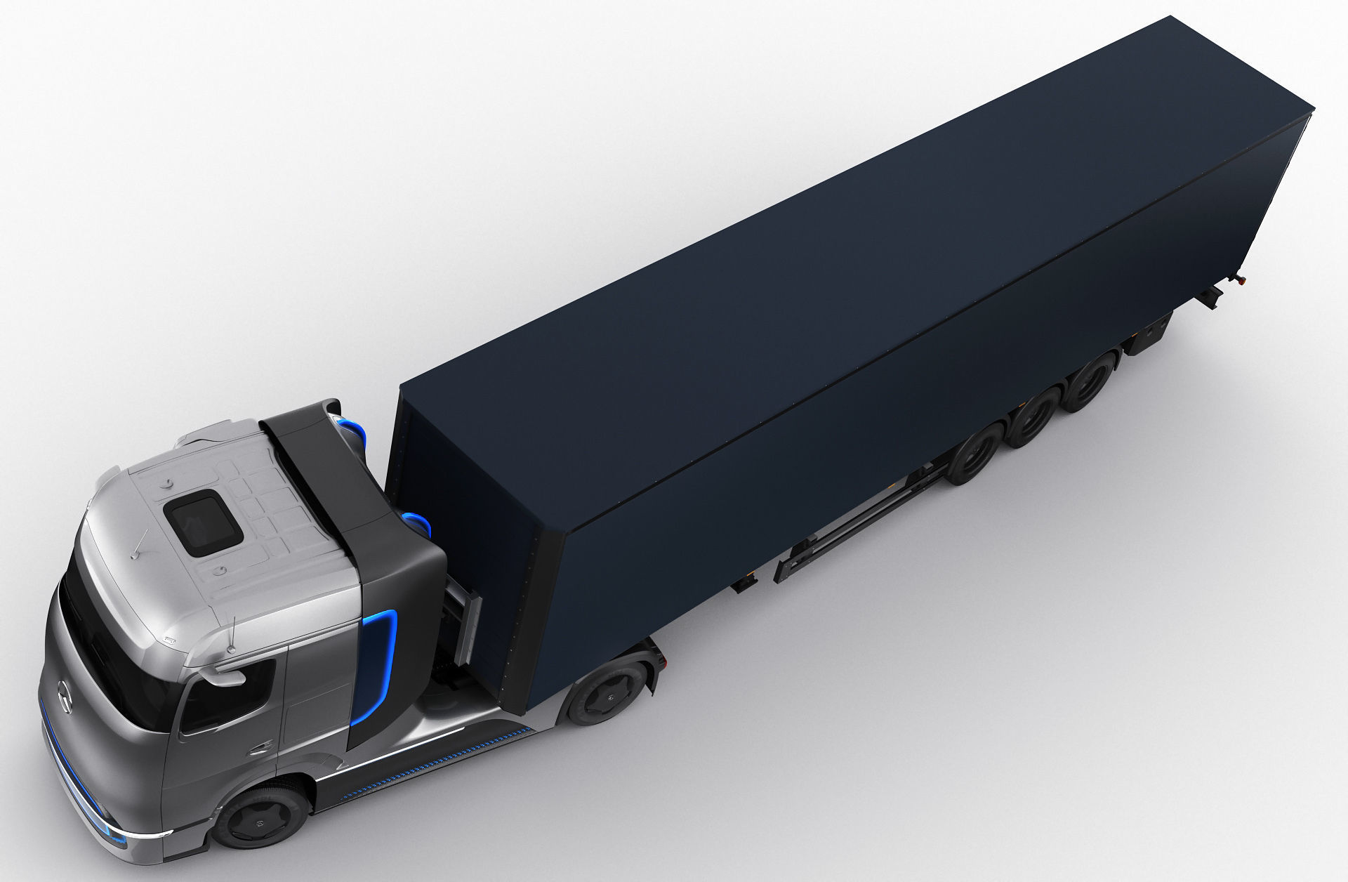 Mercedes-Benz GenH2 Truck 3D model | CGTrader