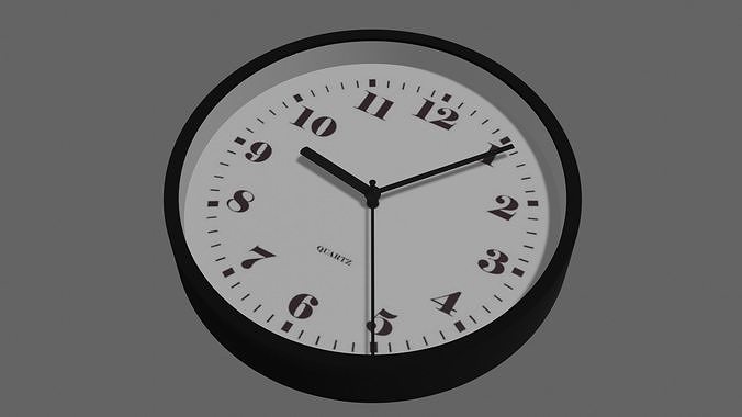 clock free 3D model | CGTrader