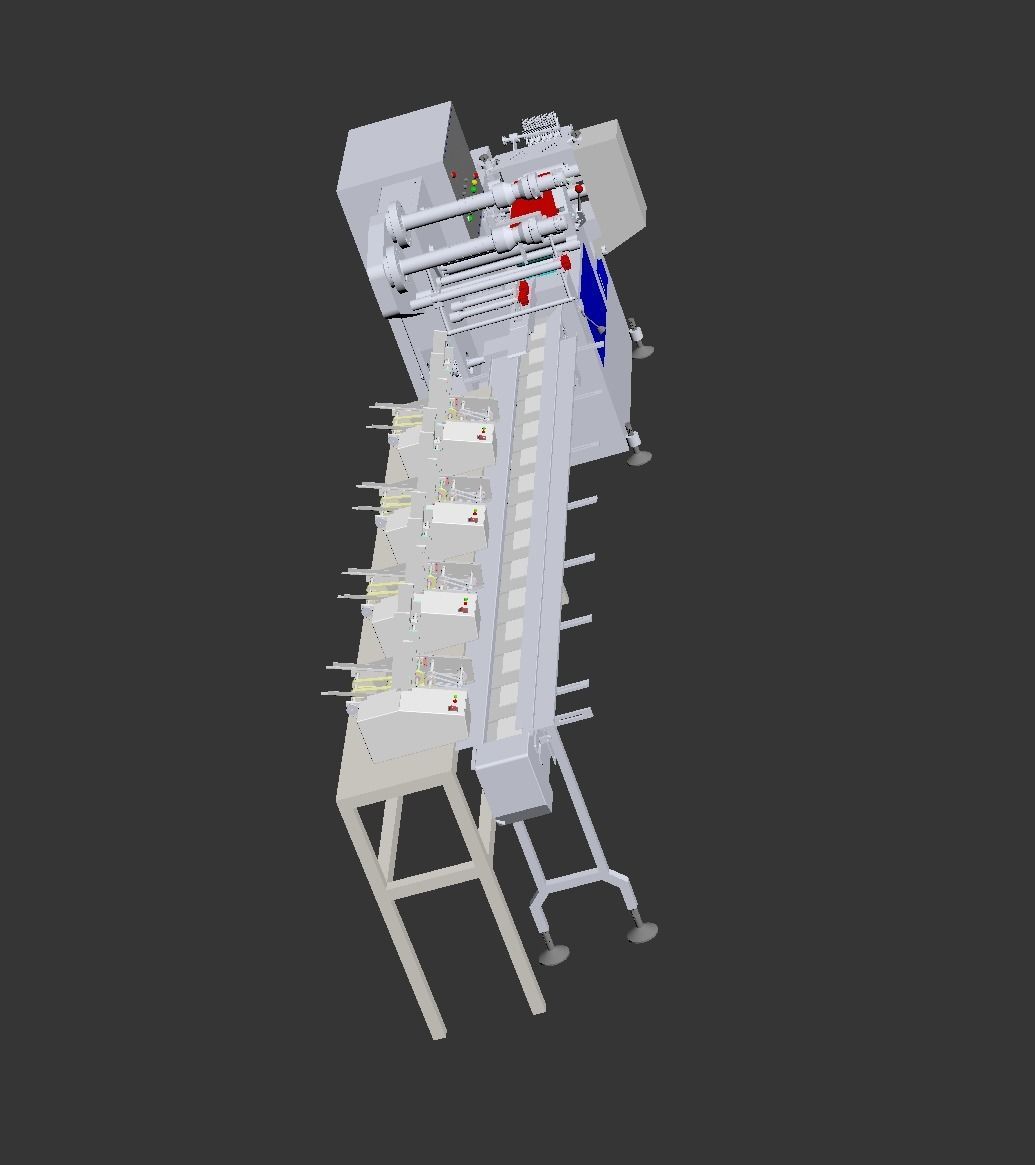 Automatic card issuing and packing machine 3D model | CGTrader