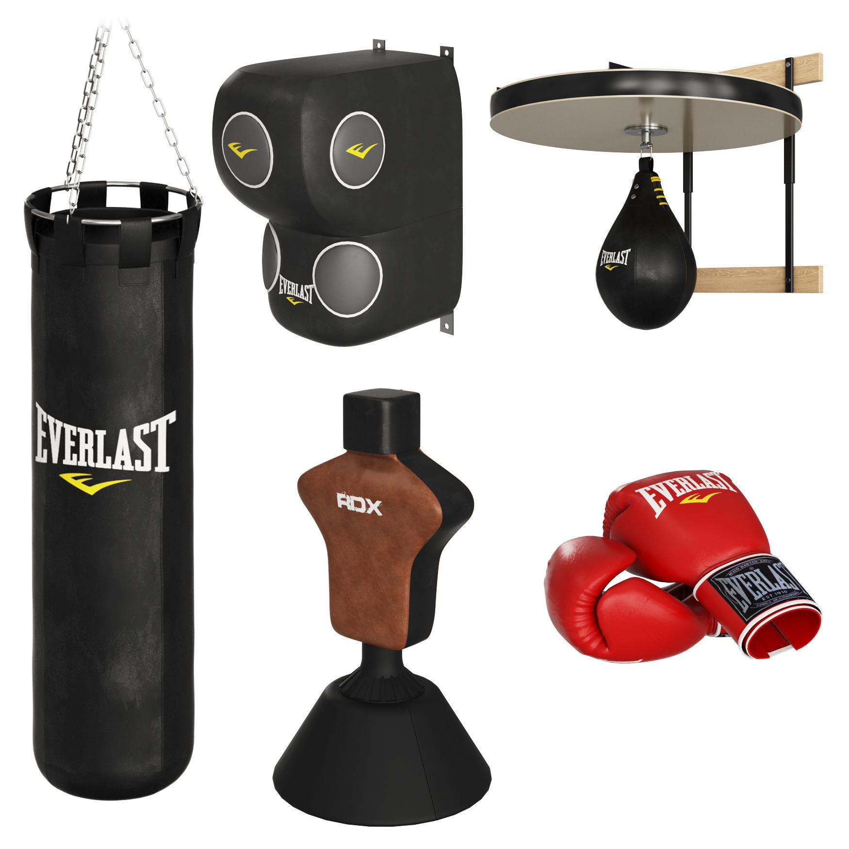 Boxing Equipment 3D model | CGTrader