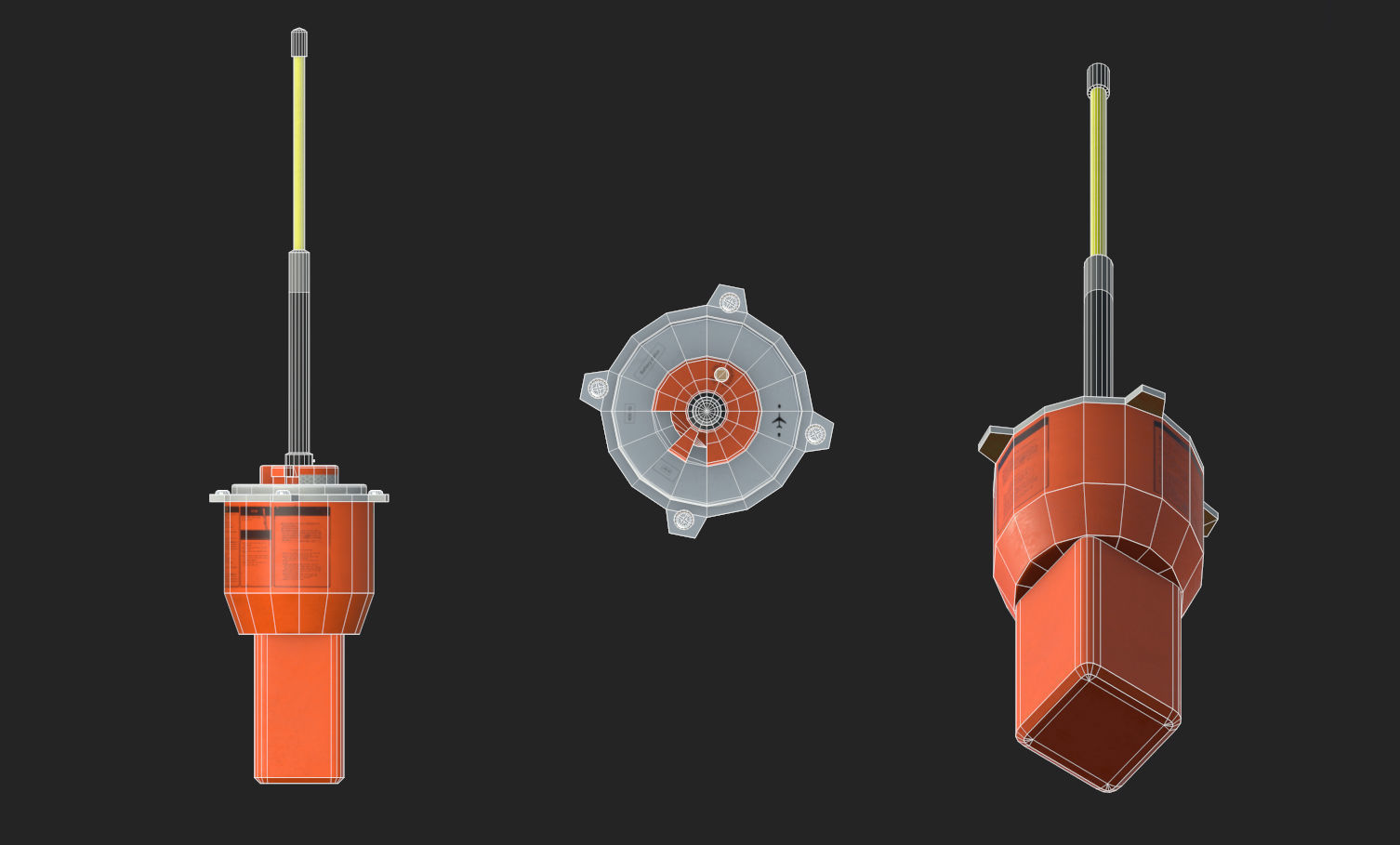 3D model Emergency aircraft radio beacon VR / AR / low-poly | CGTrader